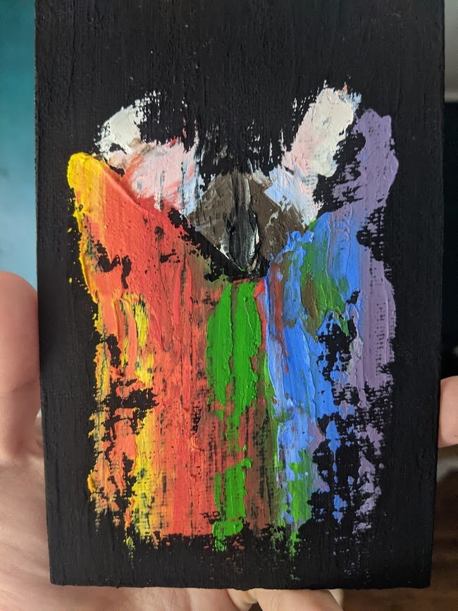 Progress Pride Flag Abstract Painting no Two Are Exactly Alike - Etsy