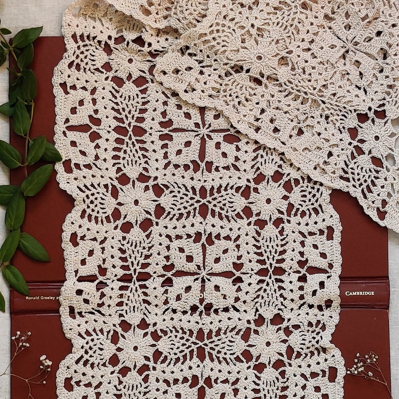 Knit Table Runner - Etsy