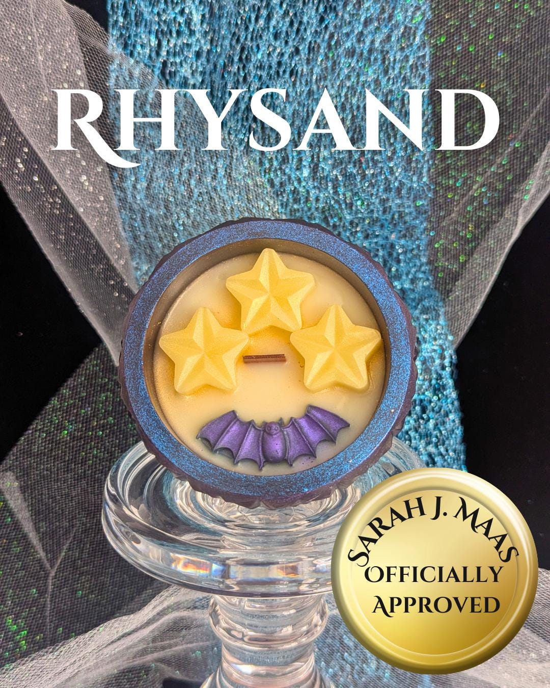 Rhysand the High Lord Candle, Officially Licensed ACOTAR by Sarah J ...