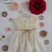 Cream and White Baby Dress - Etsy