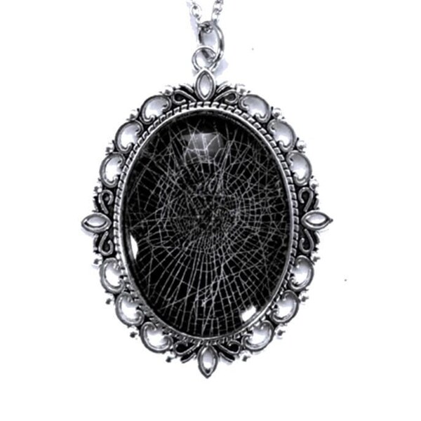 Spider Web Necklace - Etsy