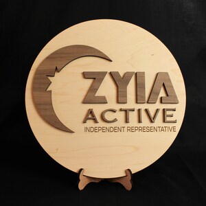 ZYIA ACTIVE Round Sign Logo for Independent Representative - Etsy