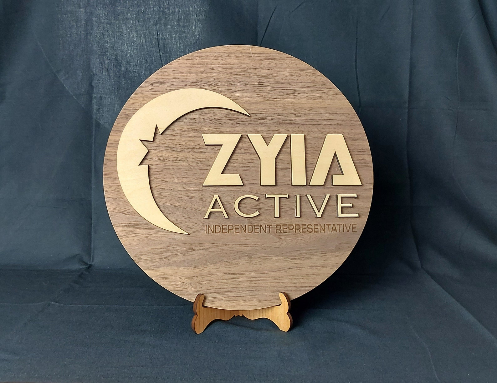 ZYIA ACTIVE Round Sign Logo for Independent Representative - Etsy
