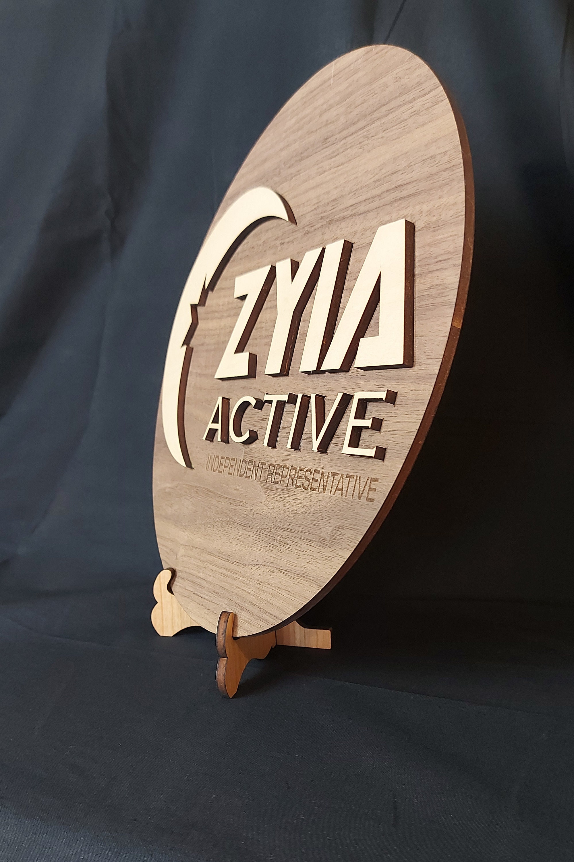 ZYIA ACTIVE Round Sign Logo for Independent Representative - Etsy