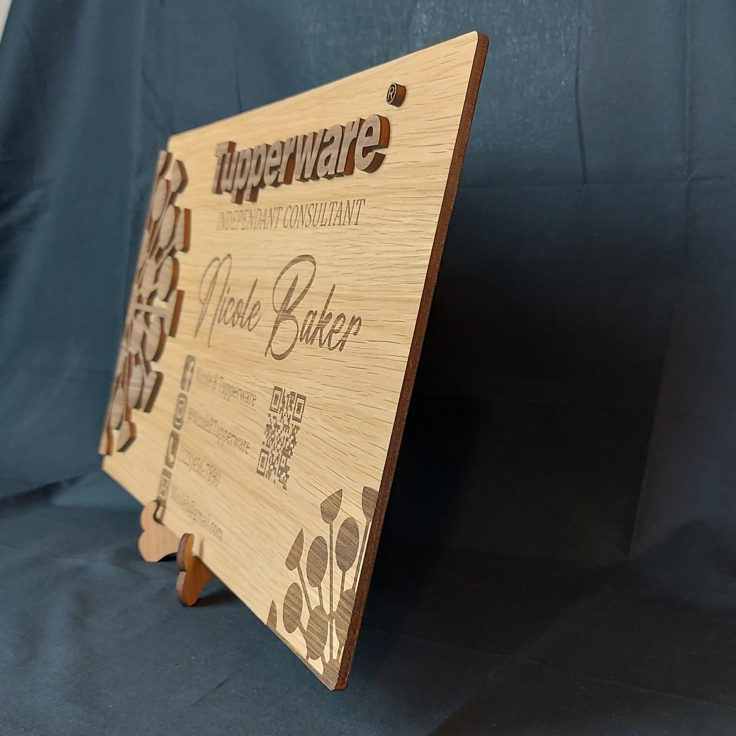 Custom Wood Sign for Tupperware Independent Consultants - Tupperware ...
