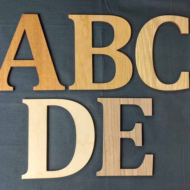 Wood Letters - Etsy