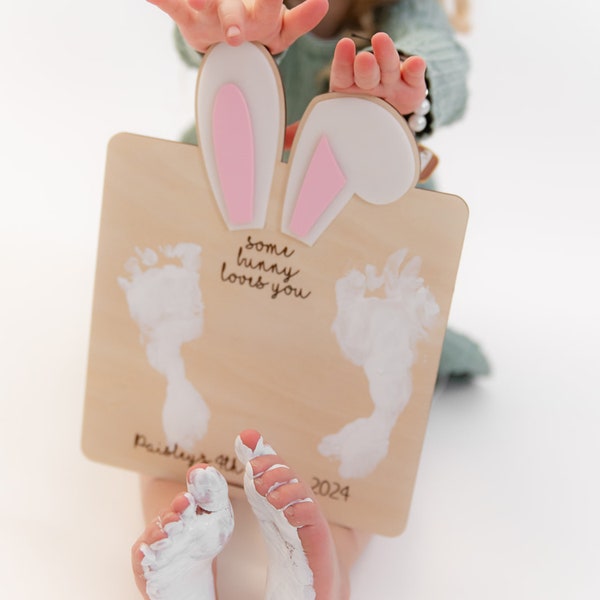 Spring Footprint Art - Etsy