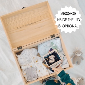 Baby Keepsake Box Baby Memory Box Personalized Baby Box Baby in Bloom ...