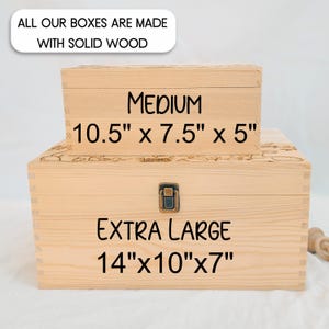 Baby Keepsake Box Newborn Memory Organizer,baby Memory Box Boy Girl ...