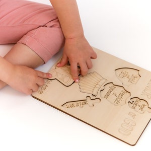 Armor of God Wooden Puzzle, Bible Lesson for Kid, Christian Kids ...