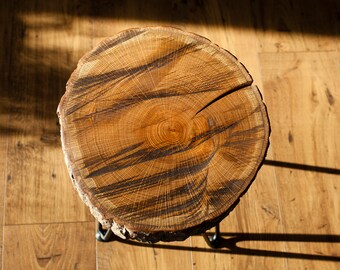 Log Side Table | Etsy