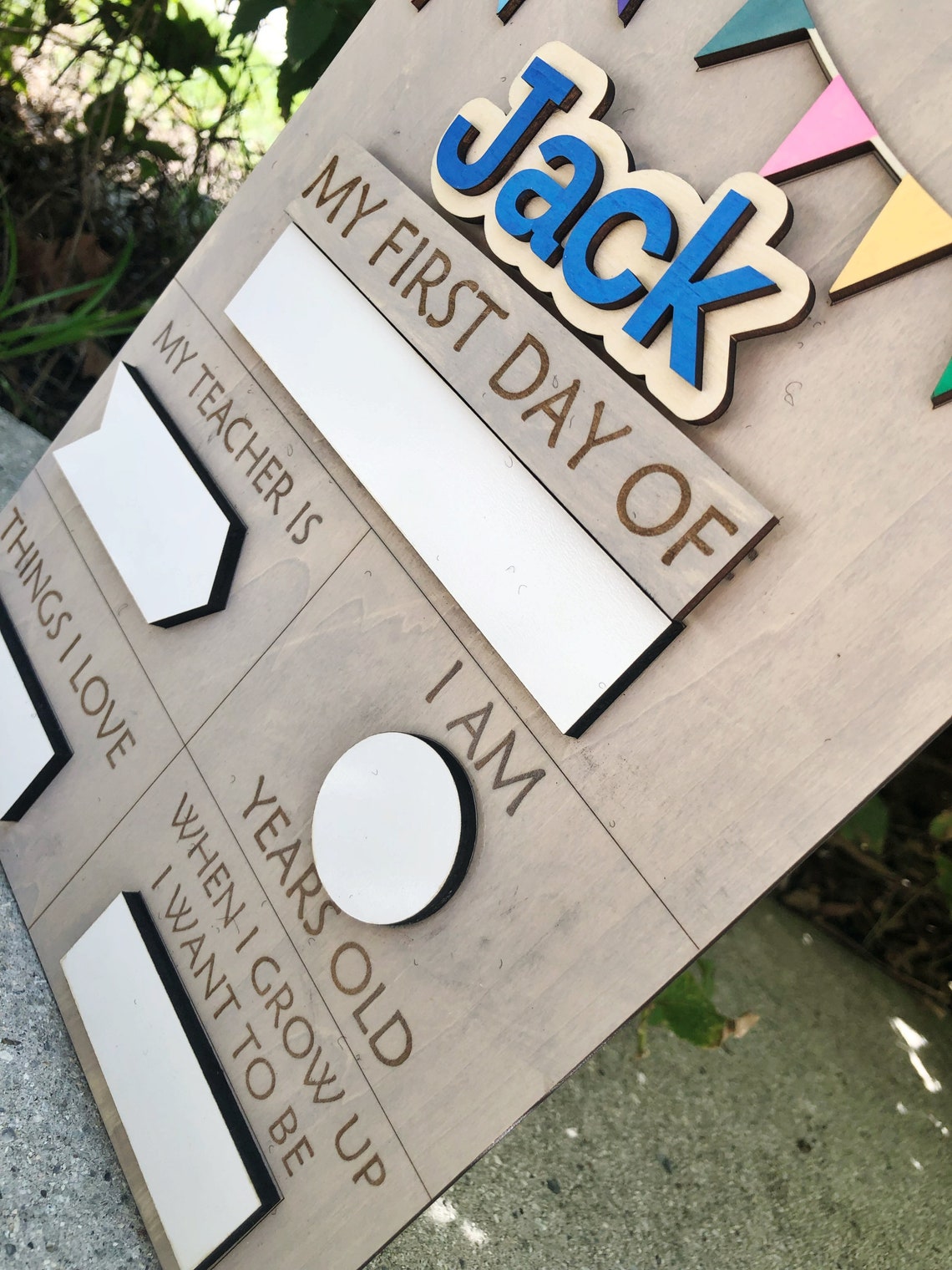 First Day of School Sign, Reusable Back to School Sign, First Day of ...