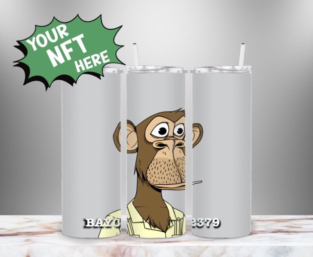 Print Your Nfts on a Custom Collage Tumbler, 20 Oz Skinny Tumbler ...