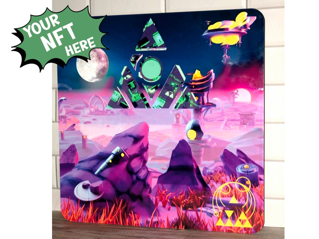 Print Your Nfts on a Metal Panel With Floating Mount and Back Light ...