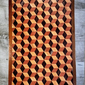 Walnut, Cedar and Hickory End Grain Cutting Board, North Carolina ...