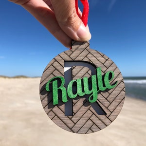 Family Tree Word Art Names Christmas Keepsake Ornament, Personalized ...