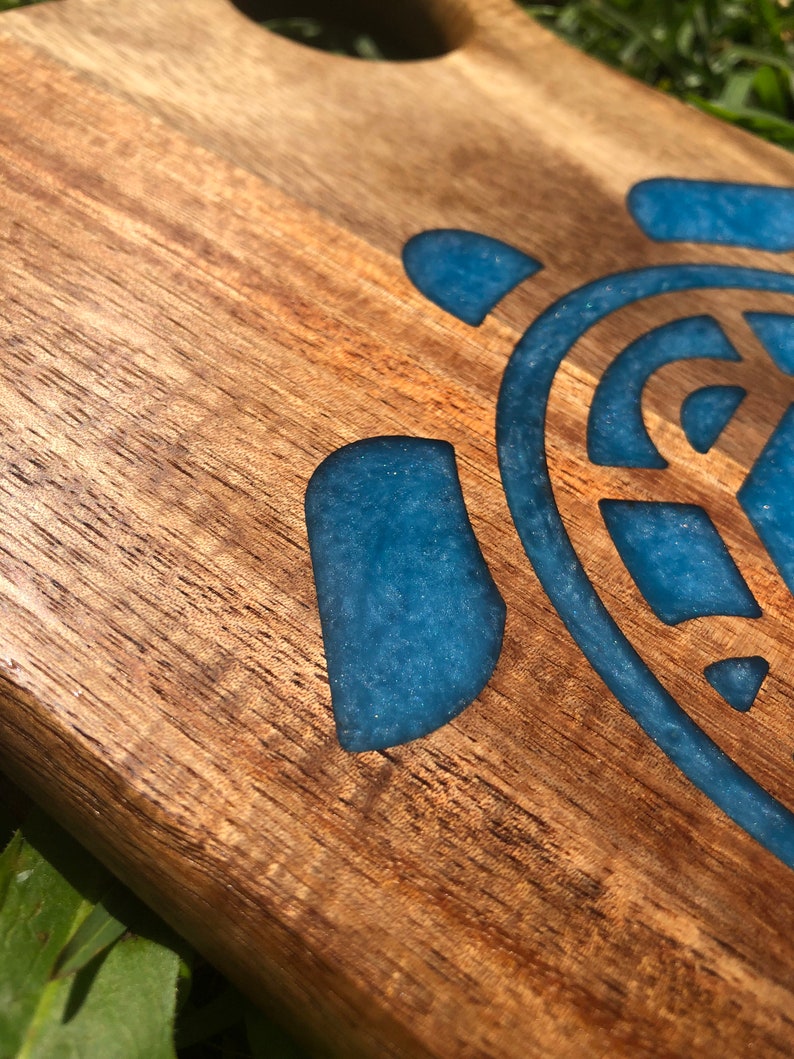 Sea Turtle Charcuterie Board, Nautical Serving Board, Engraved Wood ...