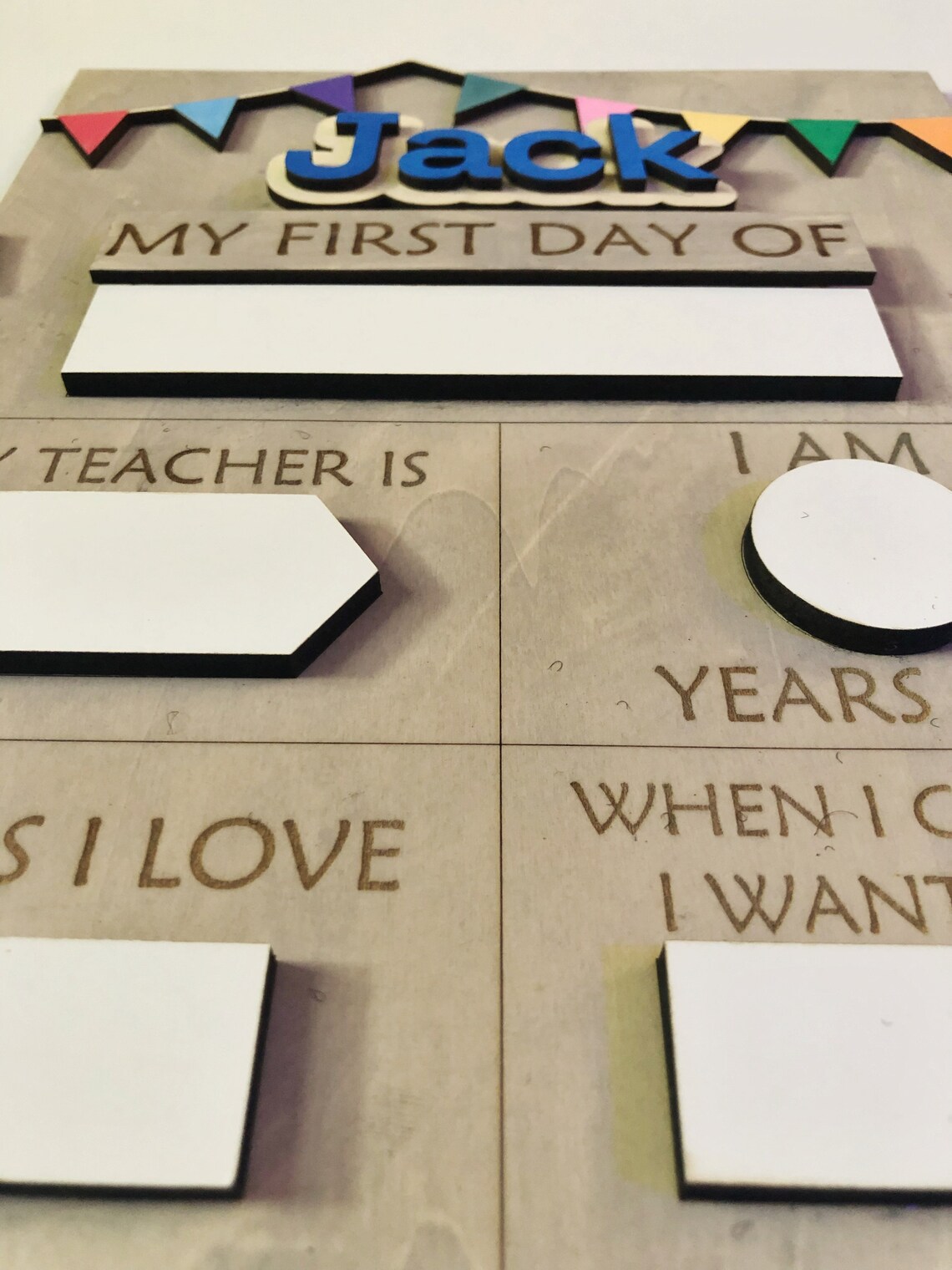 First Day of School Sign, Reusable Back to School Sign, First Day of ...