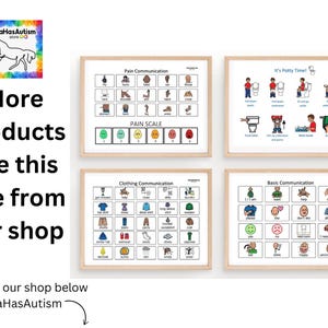 MALE Body- Communication Board- Nonverbal- Apraxia - Etsy