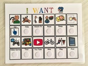 Boardmaker I Feel, I Need, I Want Card/create Your Own PEC Visual ...