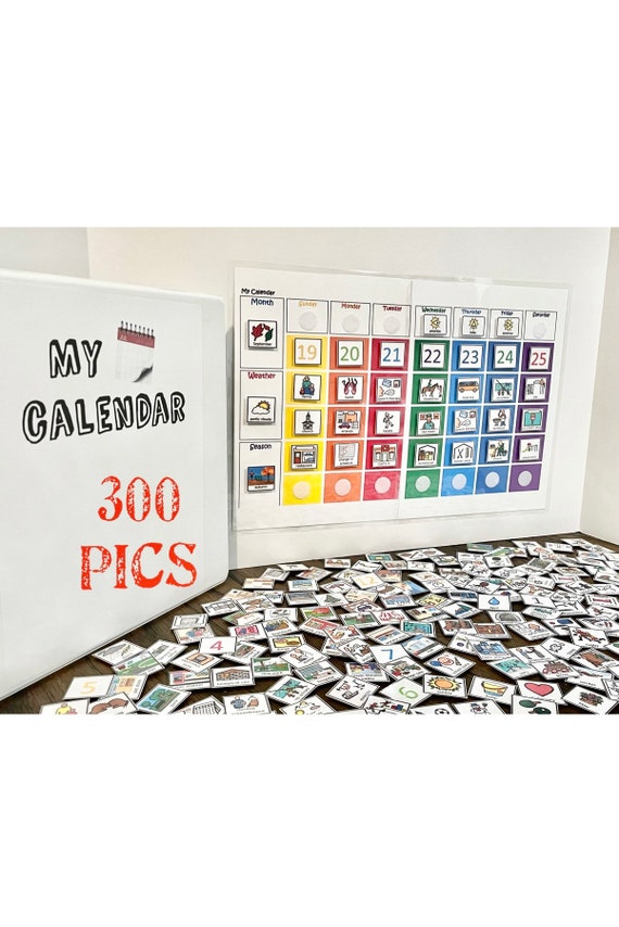 Calendar for Kids Routine Scheduling Visual Aid Daily - Etsy