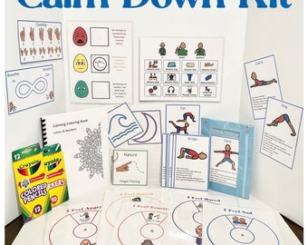 Calm Down Corner Printable Kit for Kids INSTANT PDF DOWNLOAD - Etsy