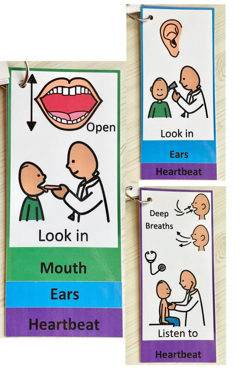 Autism Doctor Appointment Visual Aid Support Booklet Know | Etsy