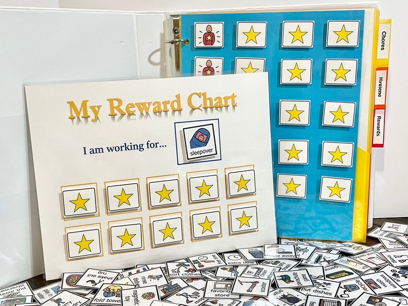 Rewards and Responsibilities Daily Routine Behavior - Etsy