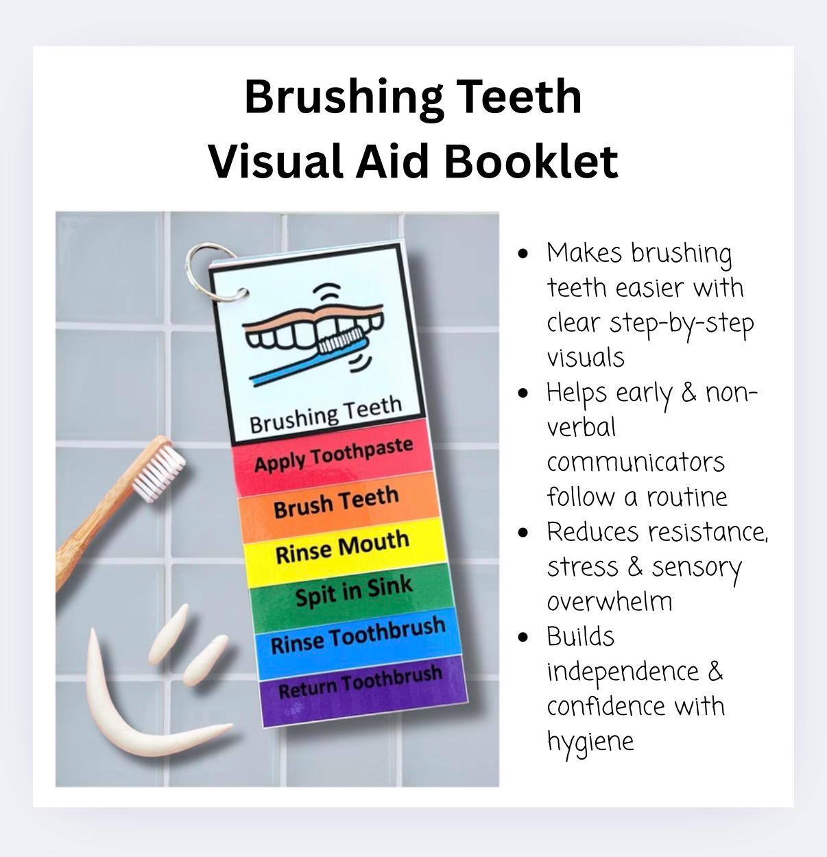 Brushing Teeth Routine Booklet (digital Download) - Etsy