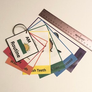 Morning Routine Visual Aid Support Booklet Autism Special | Etsy