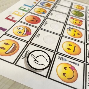 I Feel Chart- 12 Emotions- Digital Download - Etsy