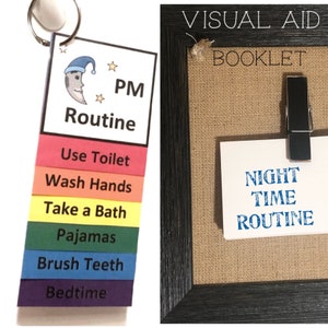 Night-time Routine Visual Aid Support Booklet Autism Visual - Etsy