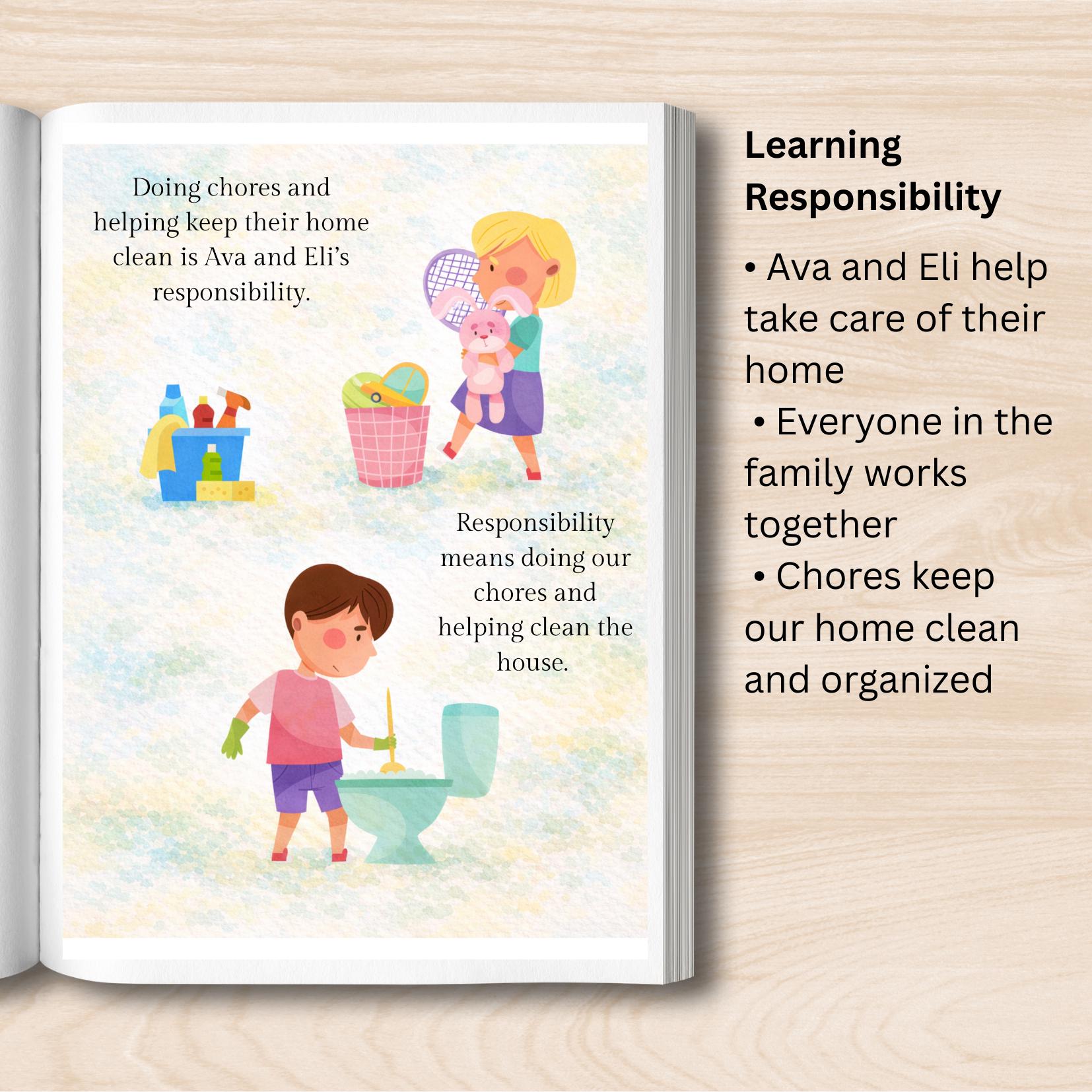 Autism Chores Social Story Book + Activity Pack for Life Skills for ...