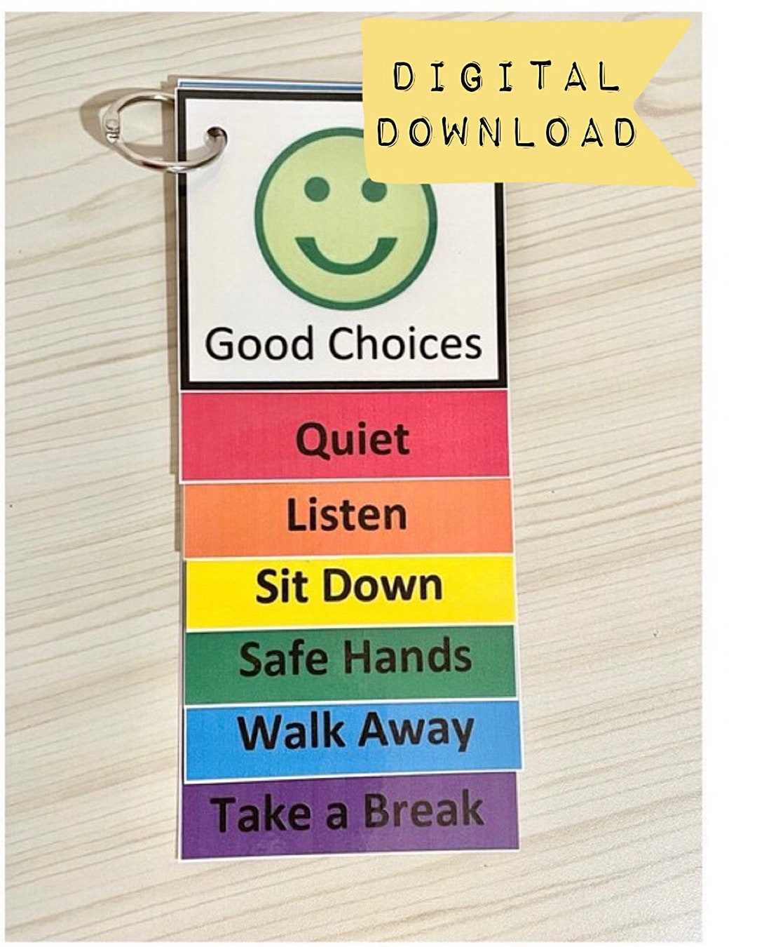 Make Good Choices Visual Aid Support Booklet Behavior - Etsy UK