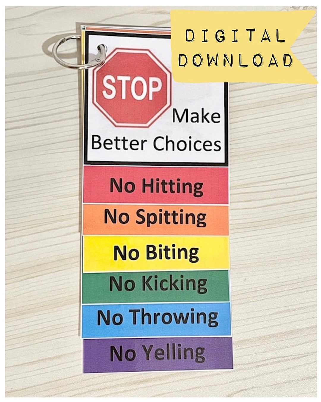 Make Better Choices Visual Aid Support Booklet- Behavior Modification ...