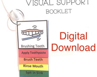 Brushing Teeth Visual - Etsy