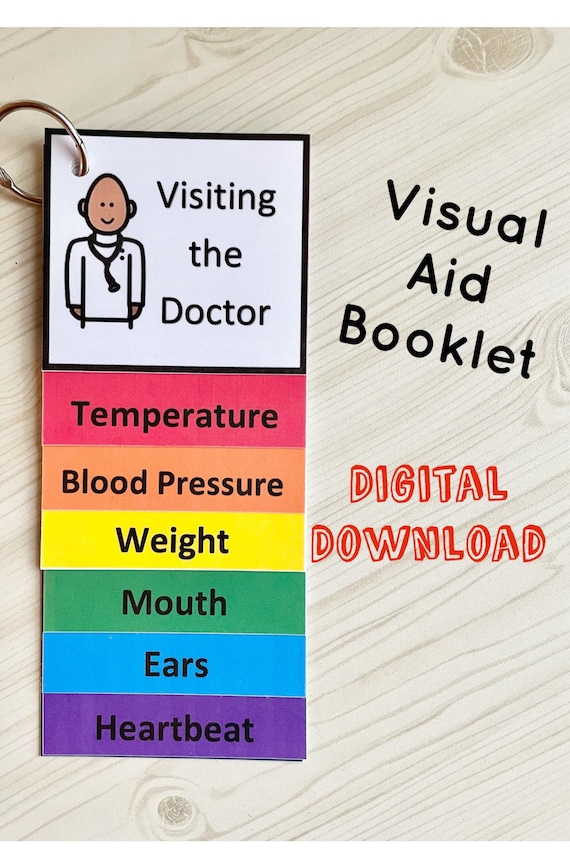 Autism Doctor Appointment Visual Aid Support Booklet Know | Etsy
