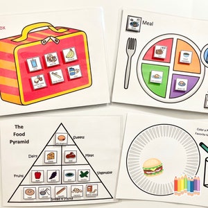 Speech Occupational Food and Drink Activity Set Picture Communication ...