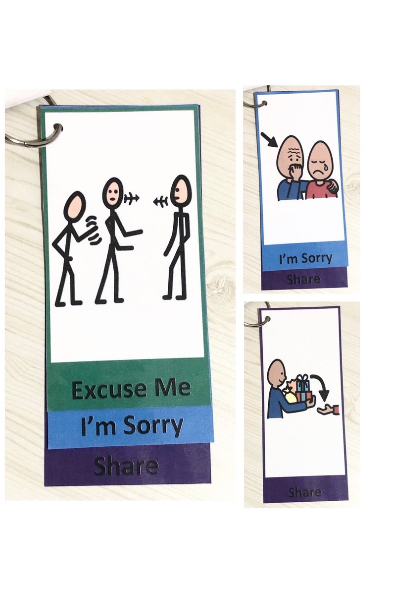 Good Manners Visual Aid Support Booklet Social Skills - Etsy