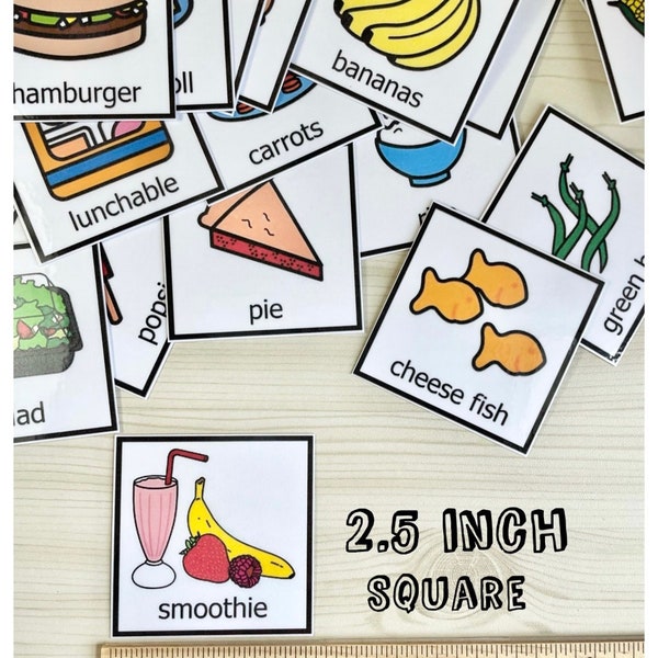Autism Flash Cards - Etsy