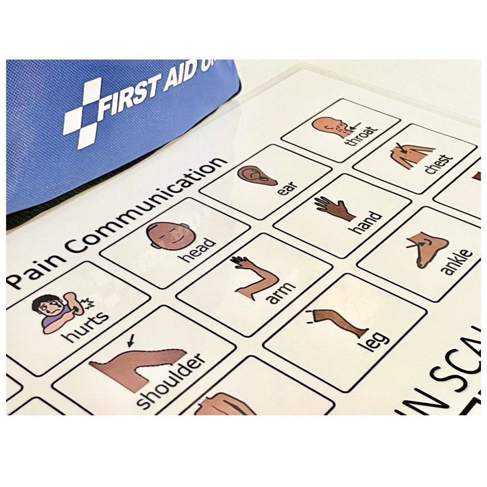 Pain Communication Board Autism Apraxia Non-verbal Speech Delay - Etsy