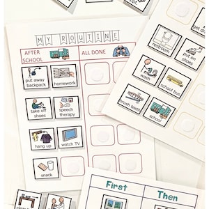 Autism-routine and Schedule Digital Download - Etsy