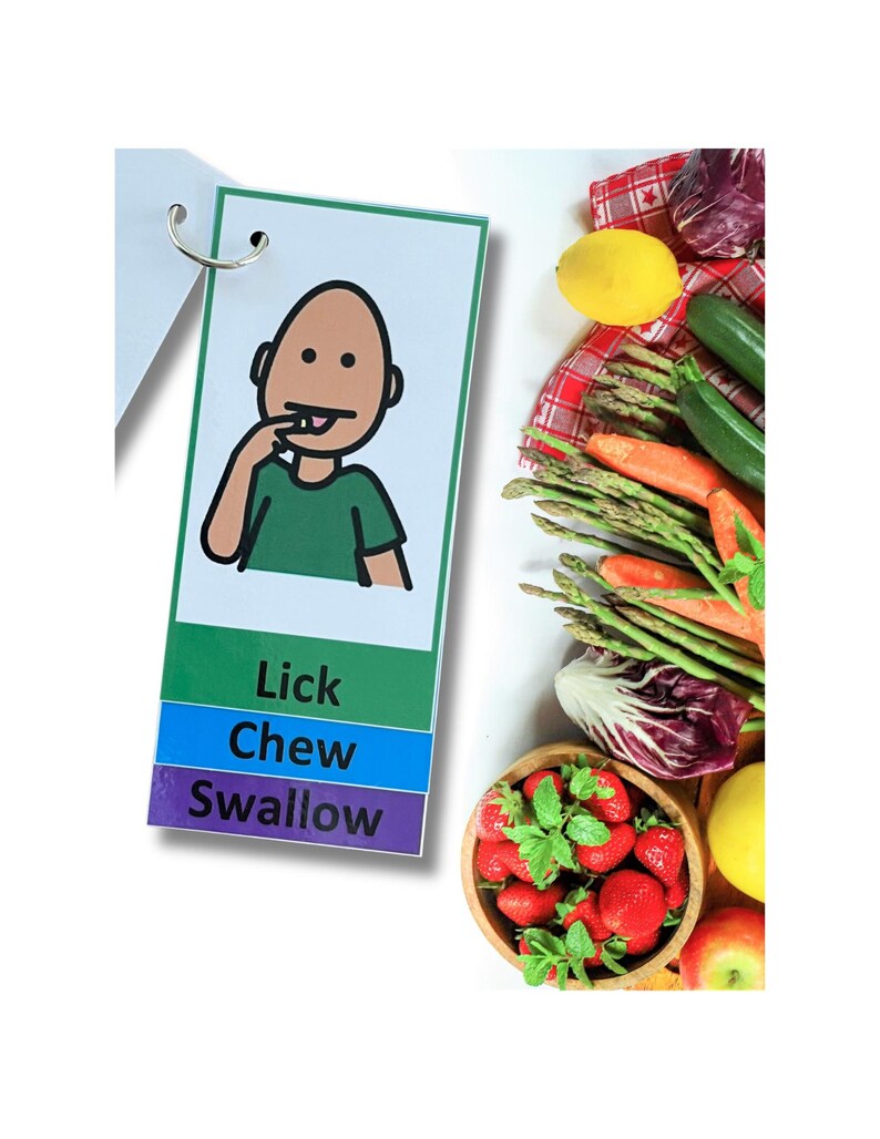 Visual Aid Booklet Trying New Food- Autism- Therapy - Etsy