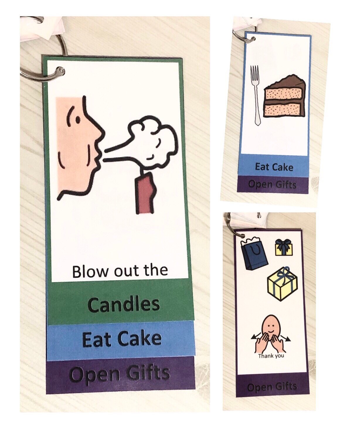 Autism Birthday Party Visual Aid Support Booklet Anxiety - Etsy