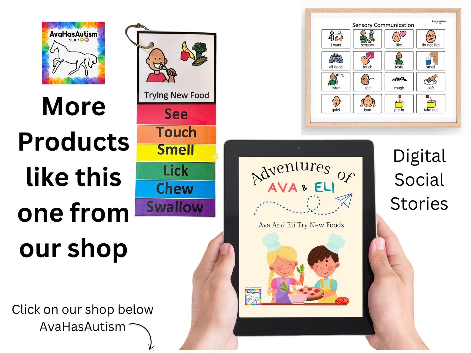 Visual Aid Booklet Trying New Food- Autism- Therapy - Etsy