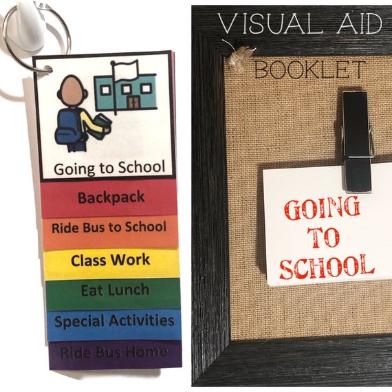 Autism Going to School Visual Aid Booklet Special Needs | Etsy