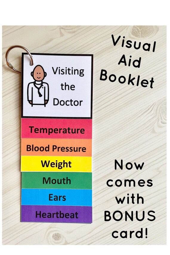 Autism Doctor Appointment Visual Aid Support Booklet Know | Etsy
