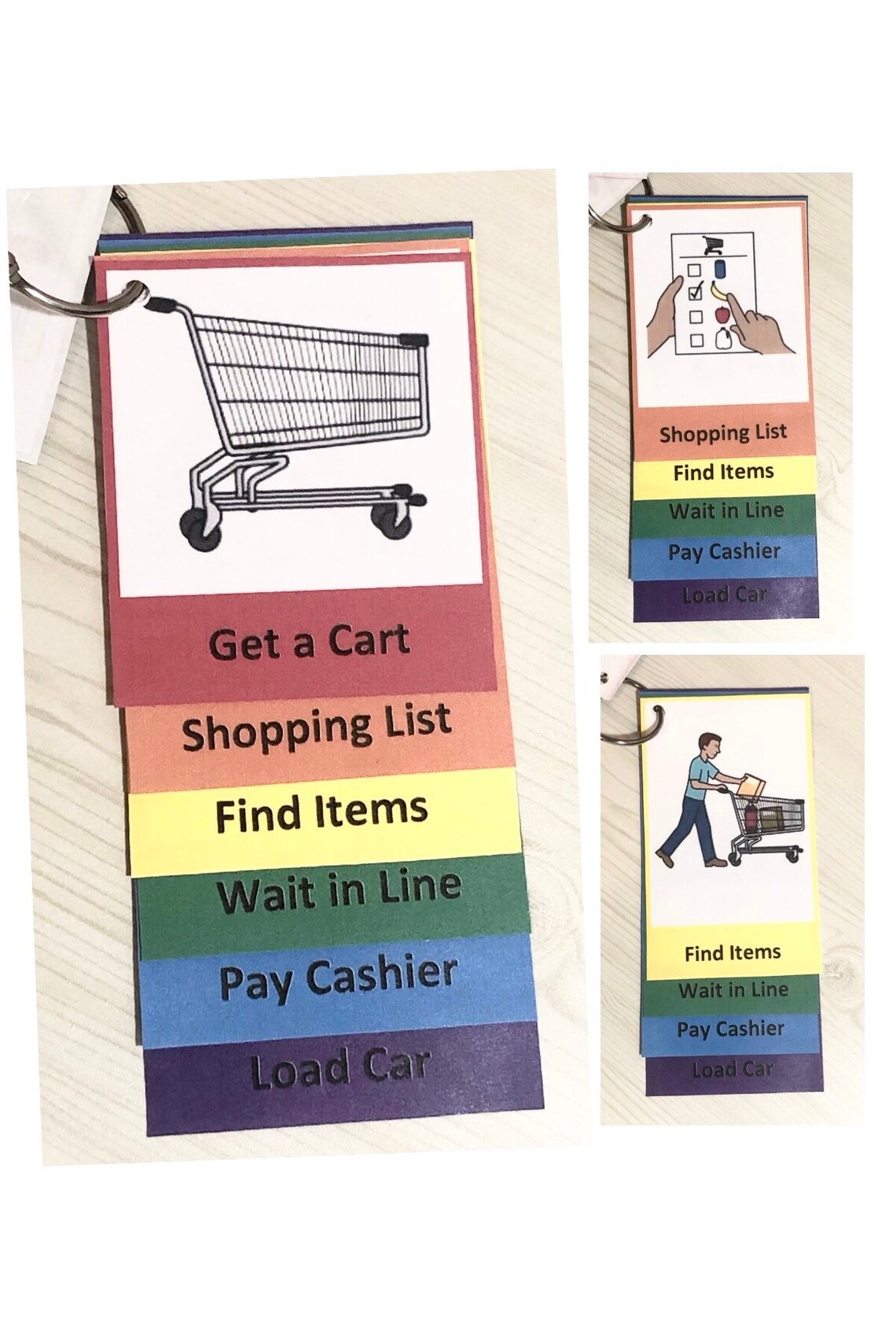 Autism Shopping Visual Aid Booklet Anxiety Relief Know What - Etsy