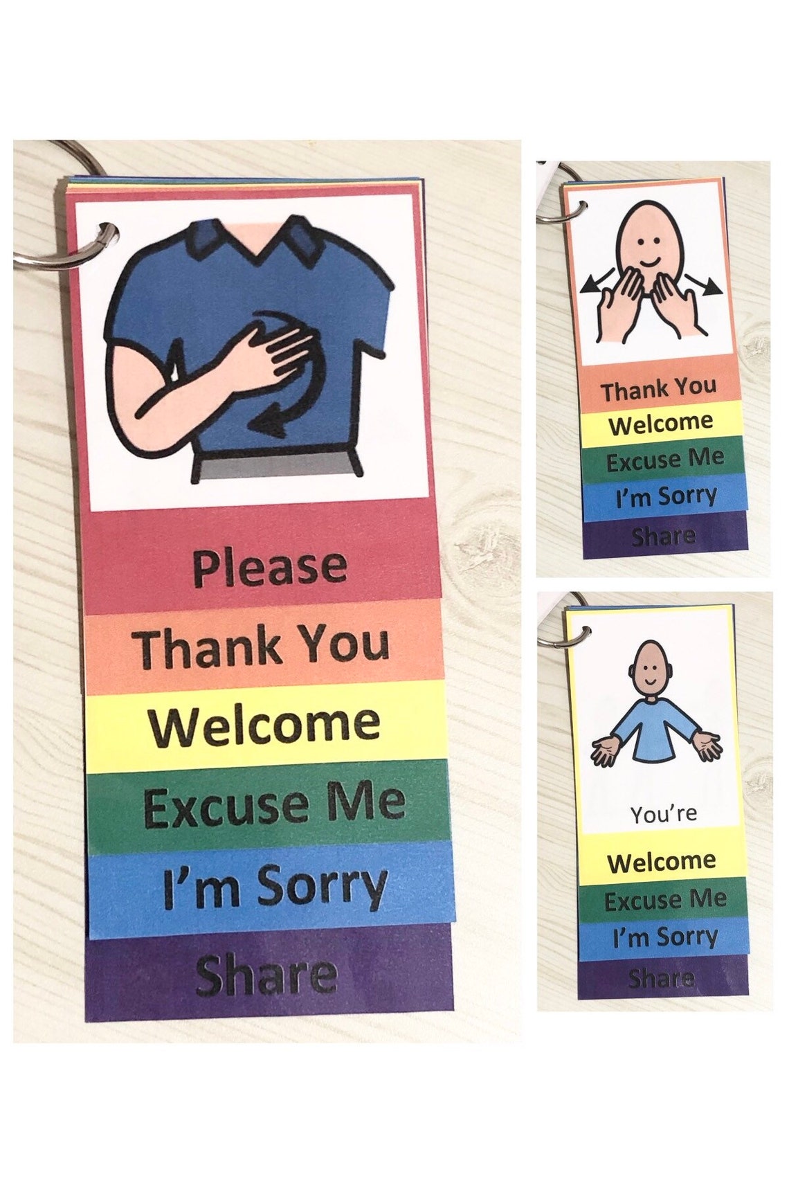 Good Manners Visual Aid Support Booklet Social Skills - Etsy