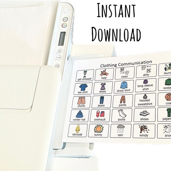 Communication Board Basic - Etsy